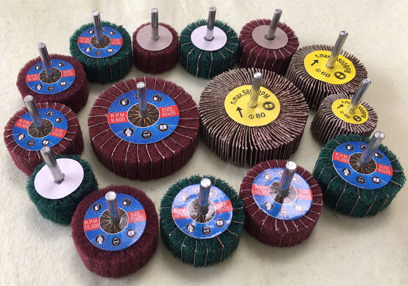 Scouring Pad Shutter Wheels with Handle/shank/shaft - Buy Scouring Pads ...